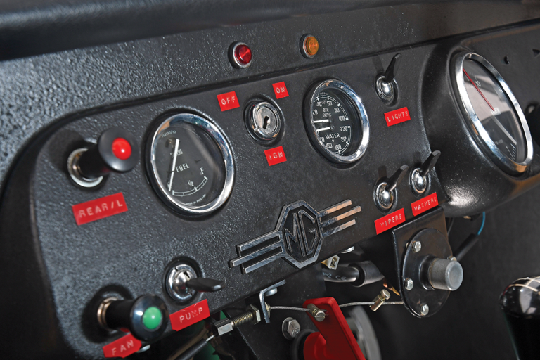 MG Midget racer: small victories