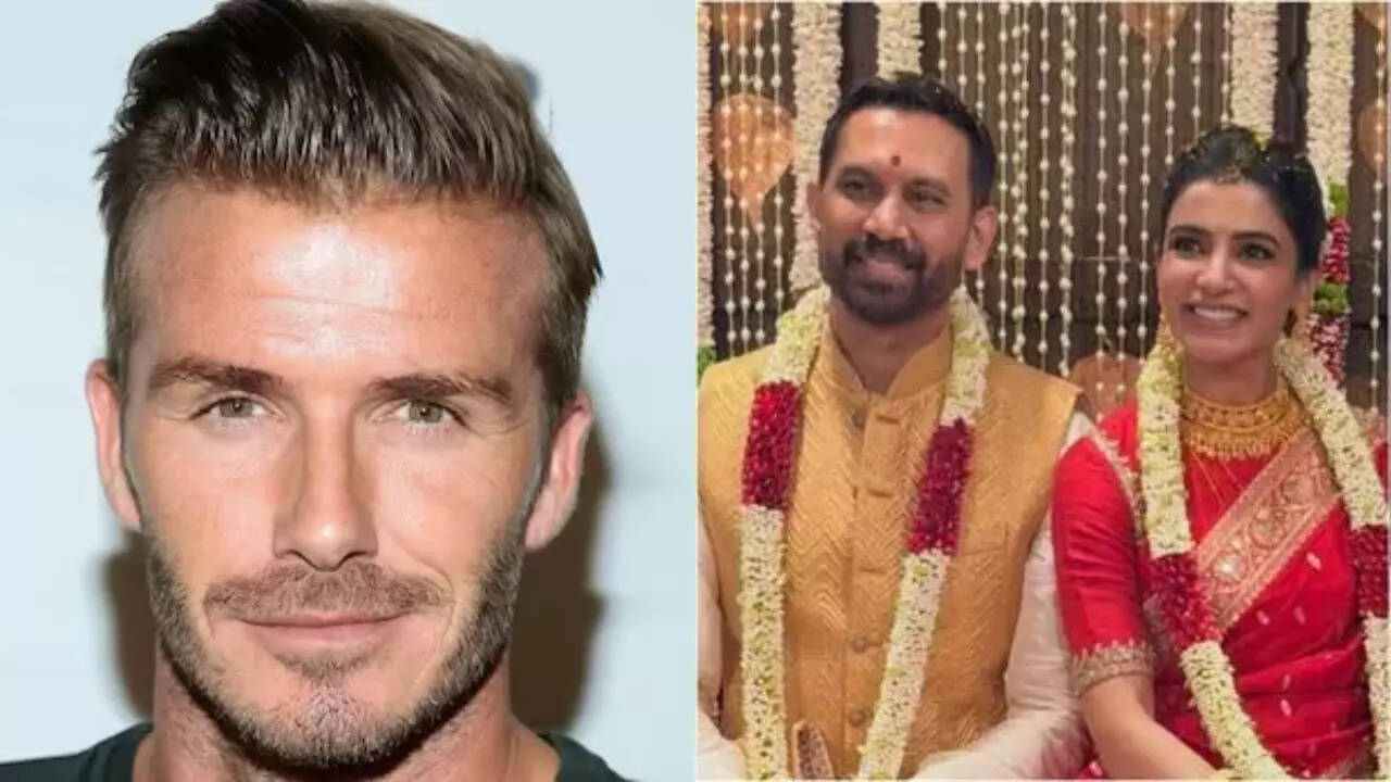 David Beckham sends love to newlyweds Samantha Ruth Prabhu and Raj ...