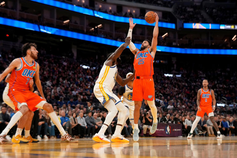 Photos: Best images from Thunder's 124-112 win over Warriors