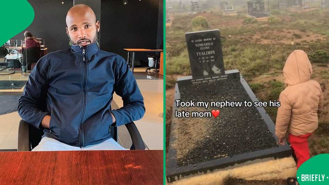 "Please love him extra": Uncle takes little nephew to visit his mom's ...