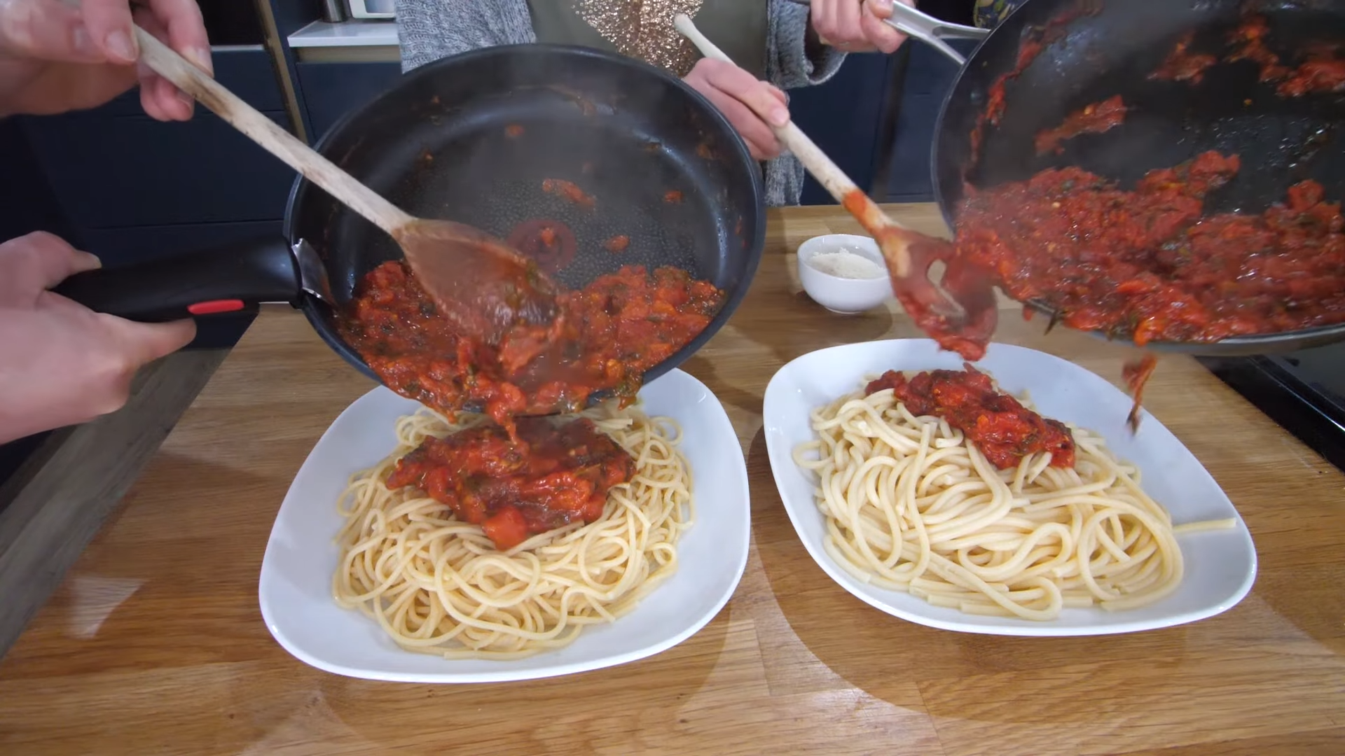 Cheap VS Steep Spaghetti Meatballs