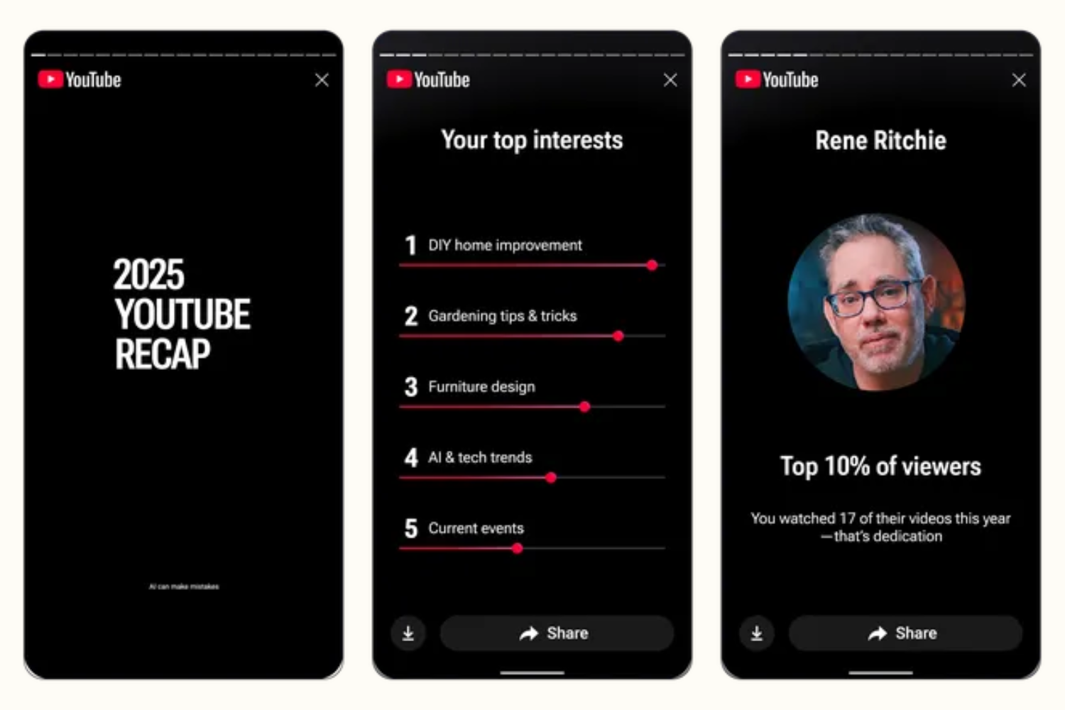 YouTube Recap 2025: How to find your roundup and where to see it