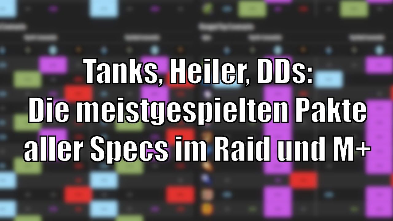 Mythic+ und Raid: Die meistgespielten Pakte aller Specs und Klassen ...