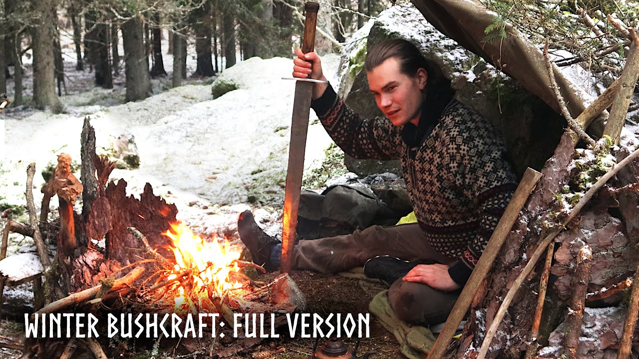 Building a Survival Shelter in Snow – 2-Day Bushcraft Experience