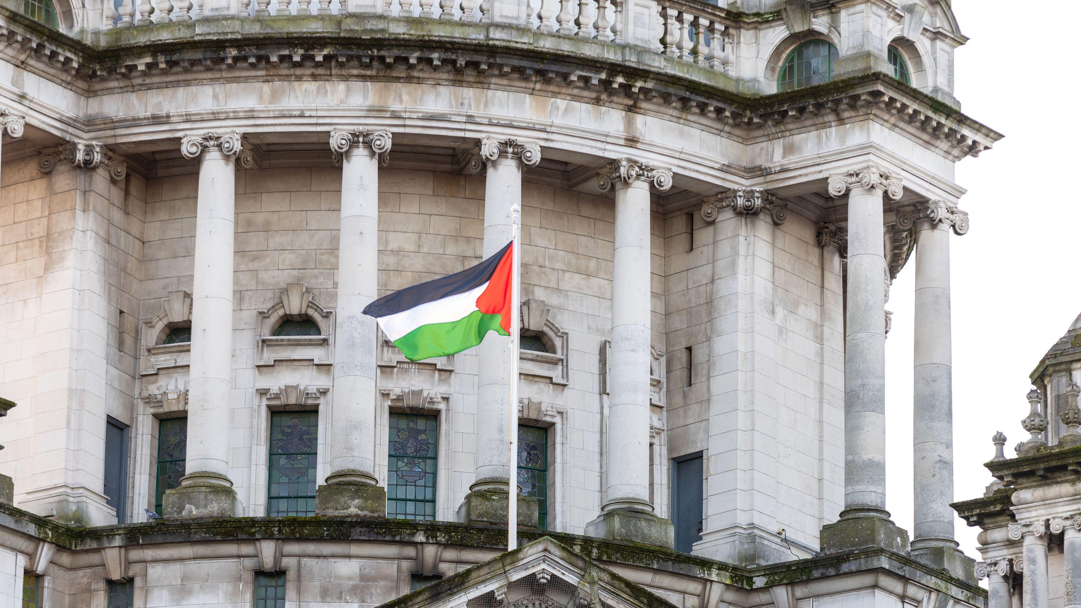 Three charged after flag protests in Belfast