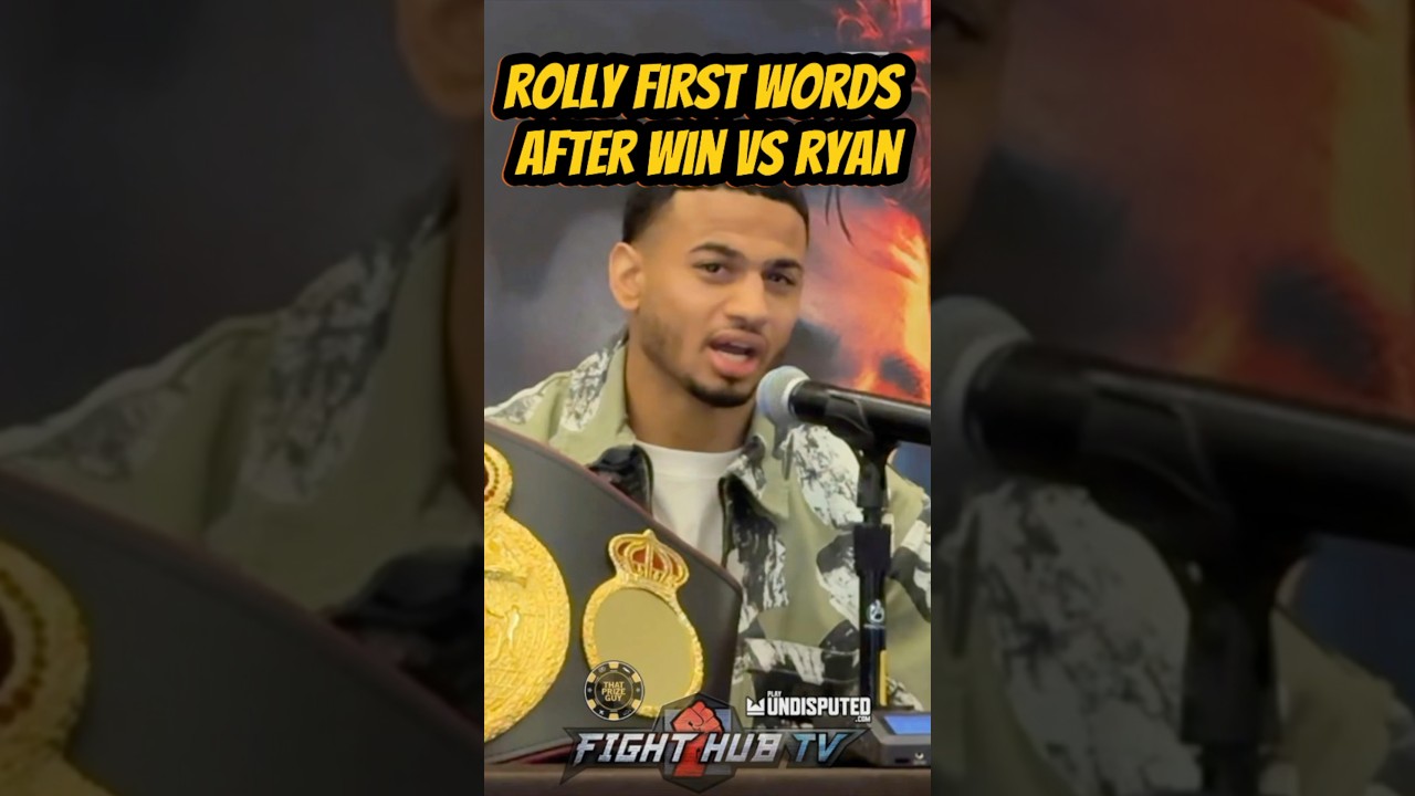 Rolly Romero FIRST WORDS after shocking win over Ryan Garcia!