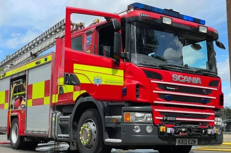Firefighters called to deliberate car fire in Cambridgeshire village