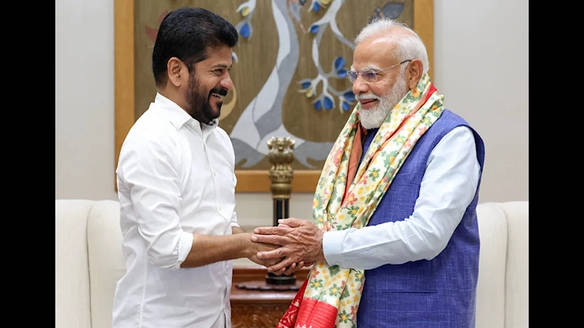 CM Revanth Reddy Meets PM Modi, Extends Invitation to Global Summit ...