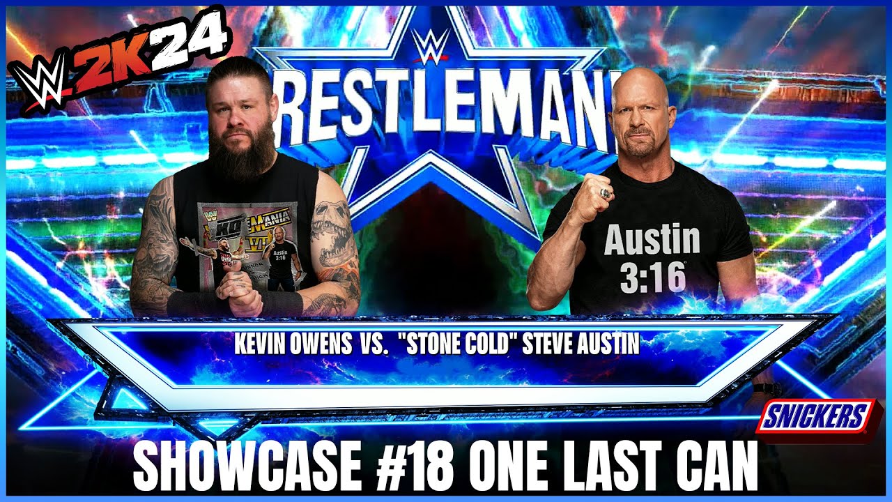 WWE 2K24 Showcase WrestleMania 38 One Last Can (Stone Cold Steve Austin ...