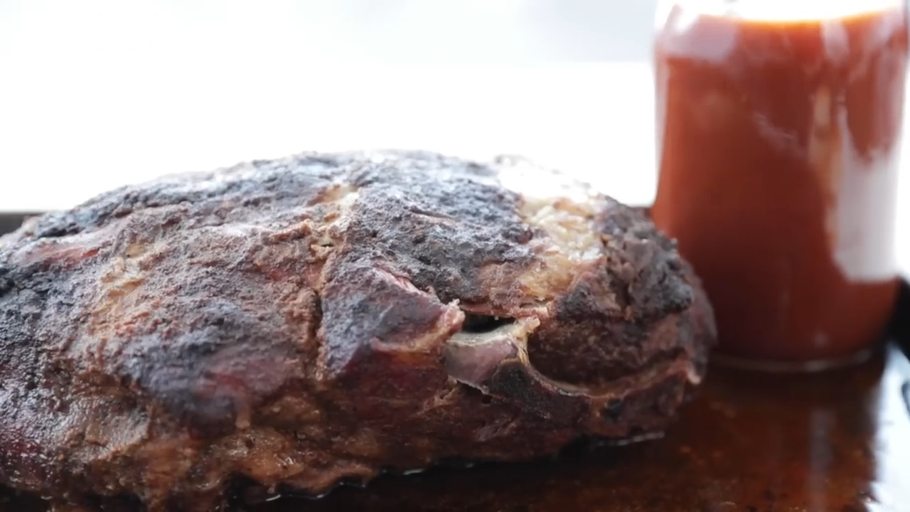 This pulled pork shoulder develops a bark so good it feels illegal