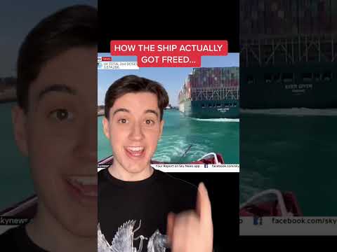 How the ship stuck in the Suez Canal was eventually freed