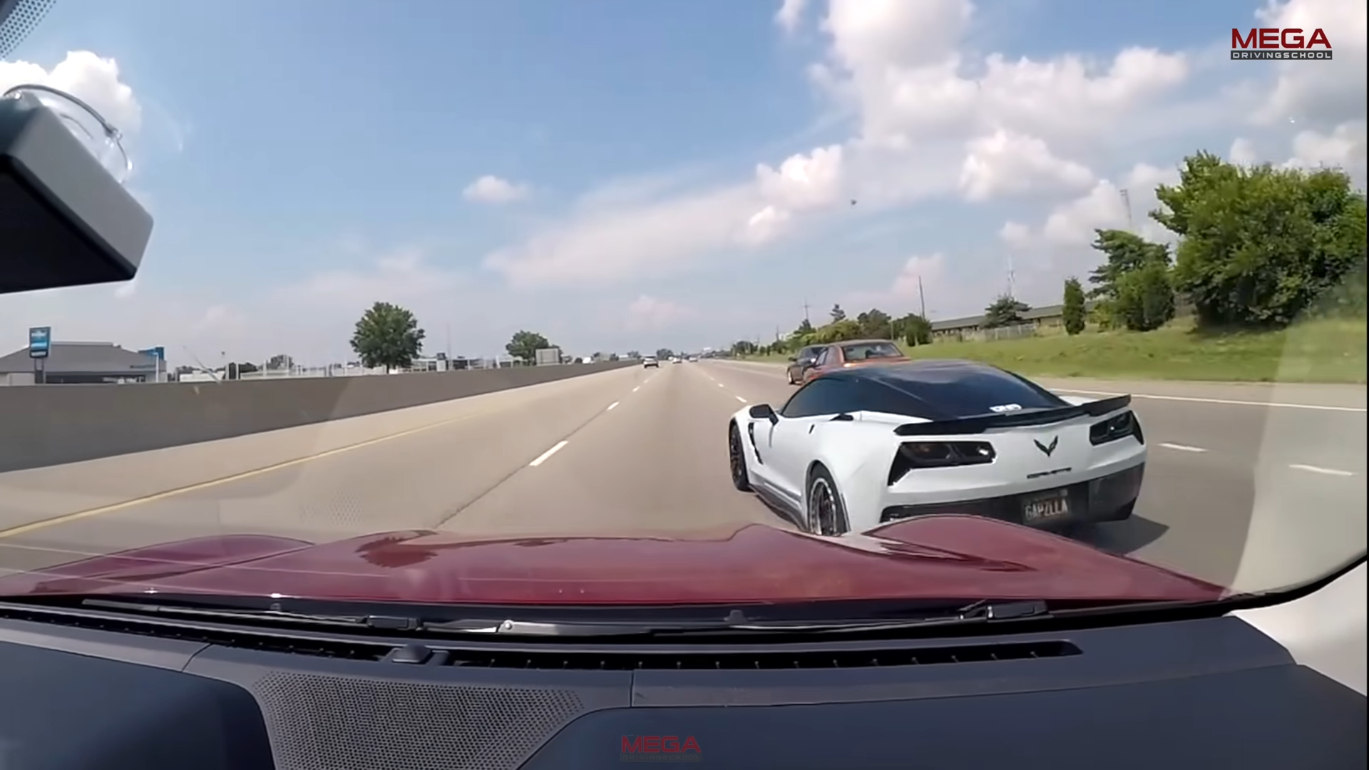 High-Speed Corvette Sparks Chaos On The Road