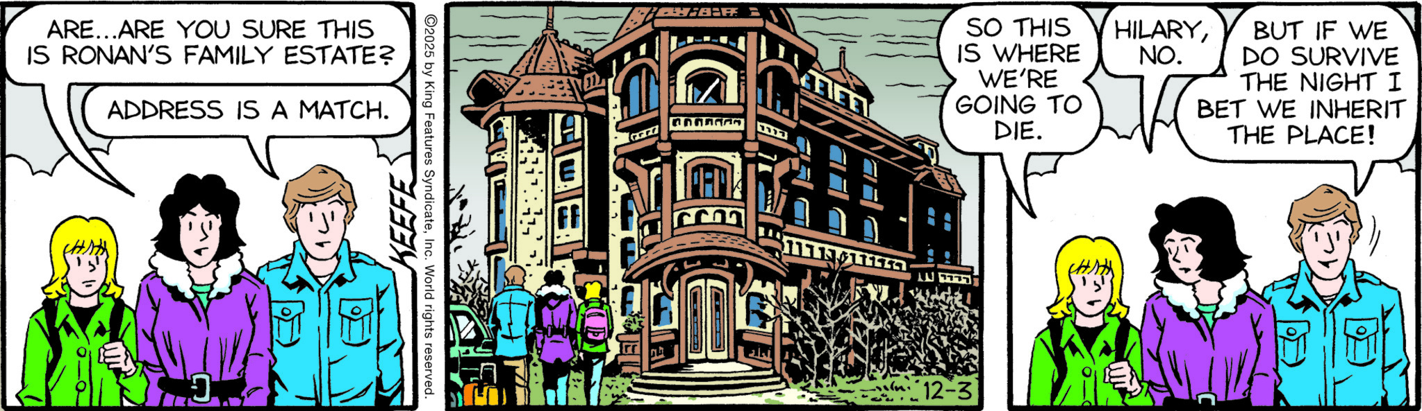 Sally Forth By Francesco Marciuliano; Drawn By Jim Keefe