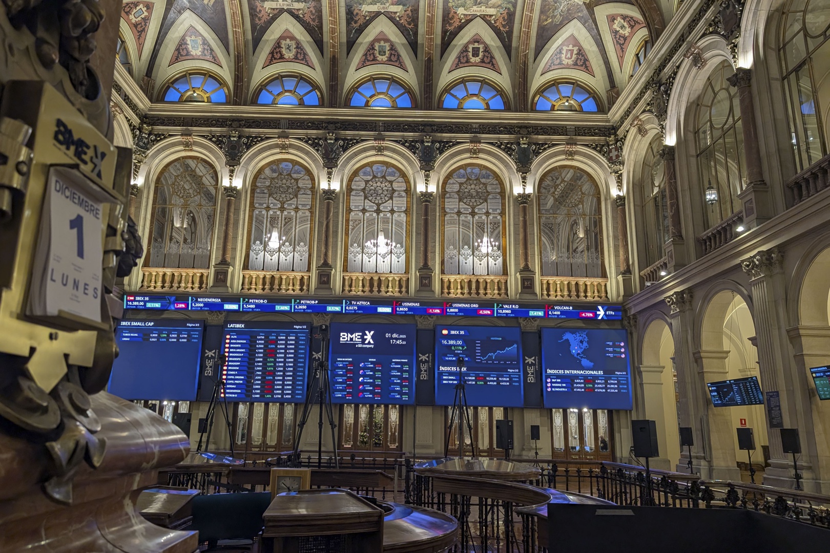 La bolsa gana el 0,68 % y roza máximos históricos por la subida de Inditex