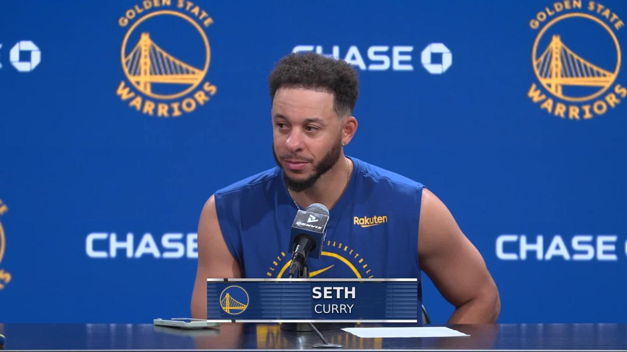 OKC 124, GSW 112: Seth Curry Postgame Media Availability