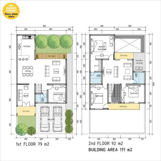 5 Denah Rumah Minimalis 4 Kamar, Pasti Lega dan Nyaman!