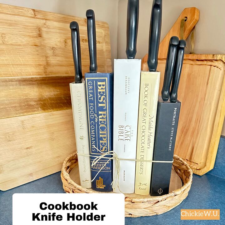 Make a Cookbook Knife Holder