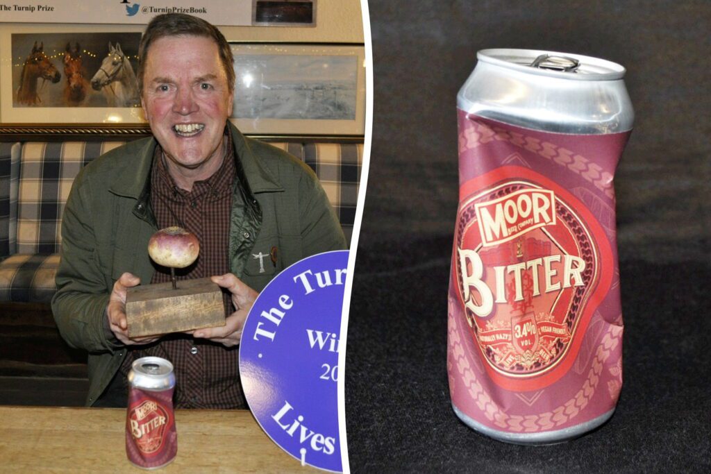 Winner of fake art award the Turnip Prize named – as a crushed beer can