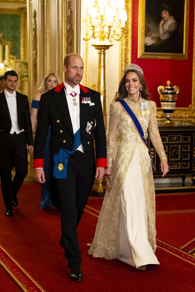 Queen Mary copies Princess Kate in sheer lace ballgown – and no one noticed