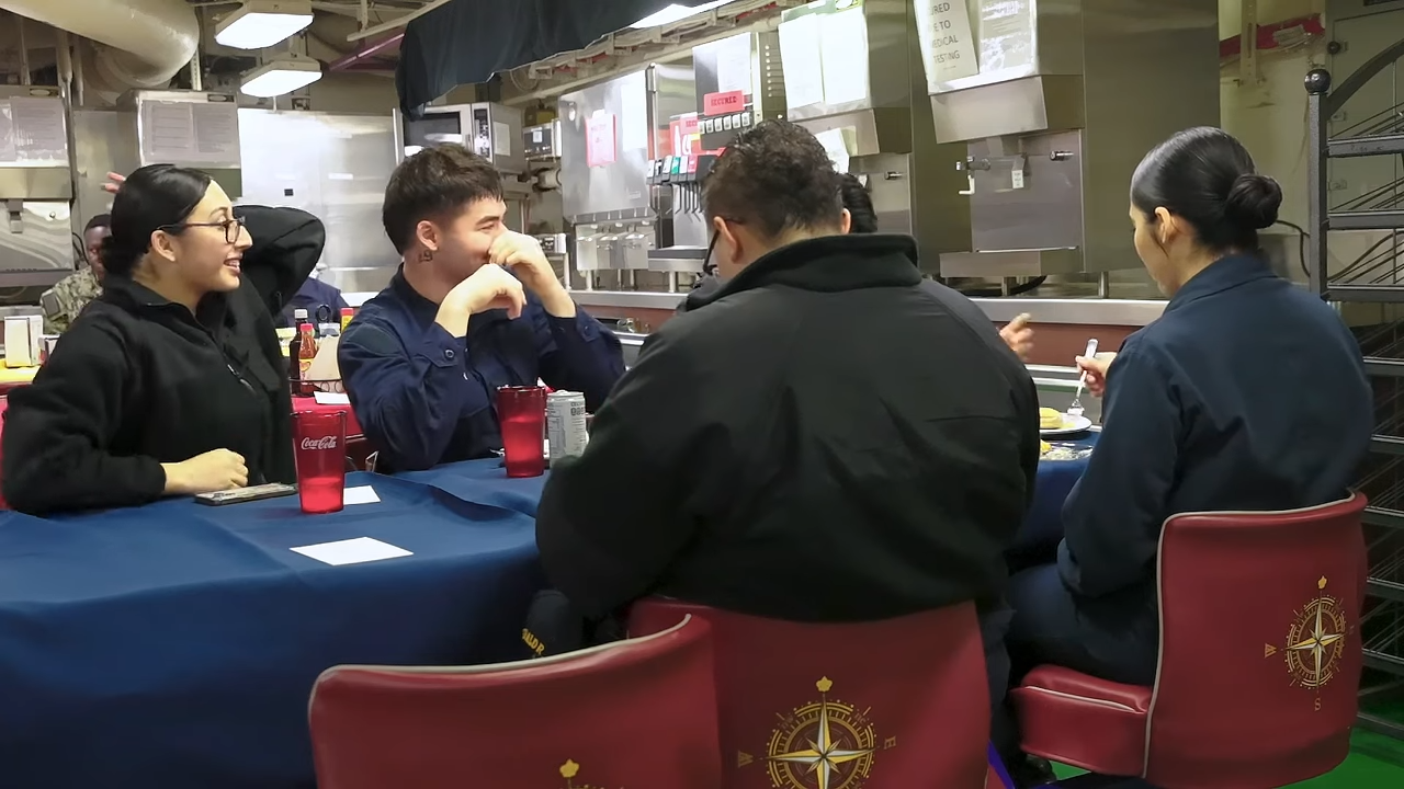 The Enormous Effort Behind Feeding a Warship’s Crew