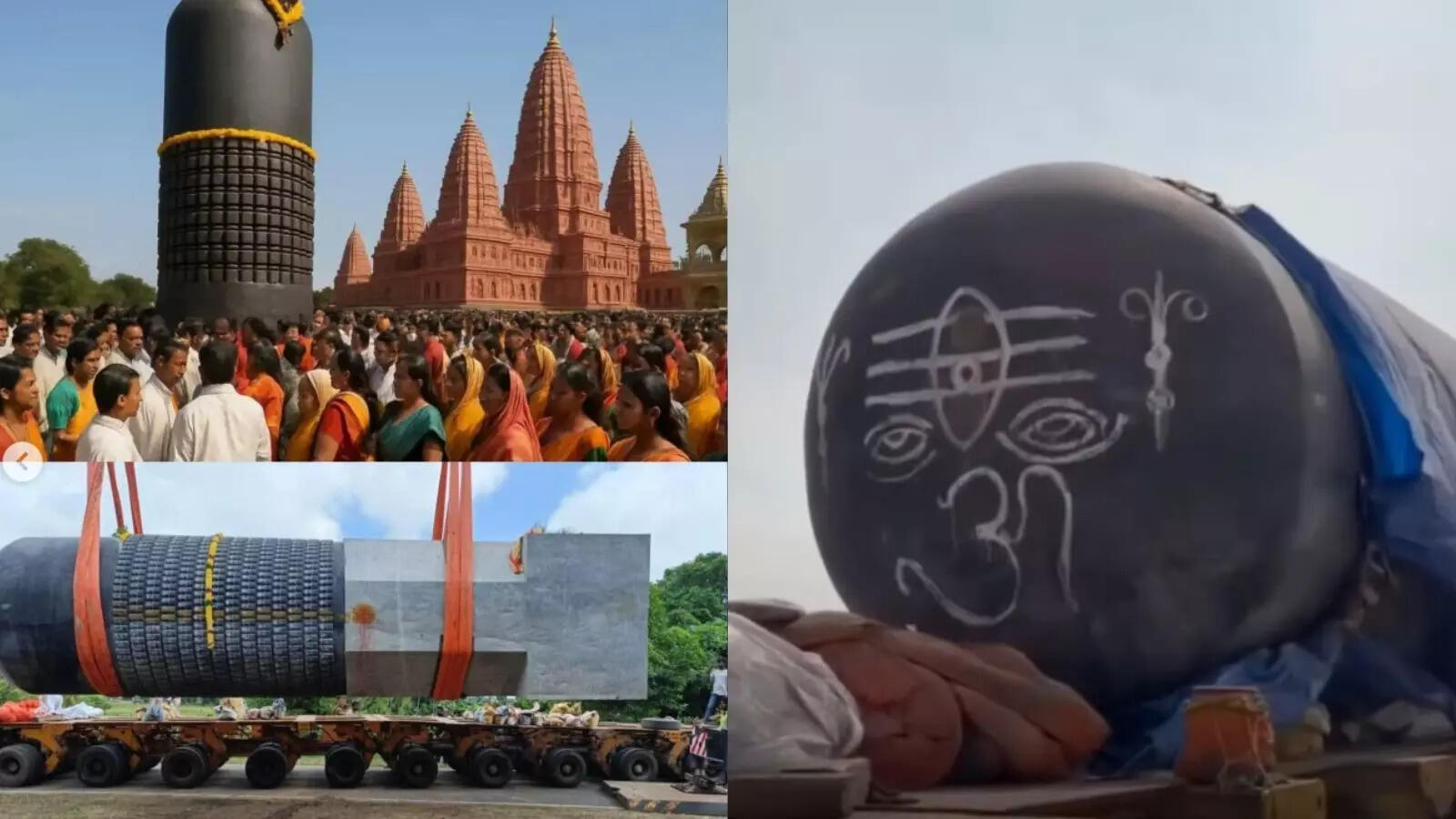 The World’s Tallest Shivling Worth ₹3 Crore Begins Its Journey to Bihar ...