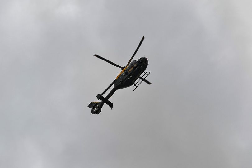 Police helicopter tracks fleeing car in Bearwood as officers make ...