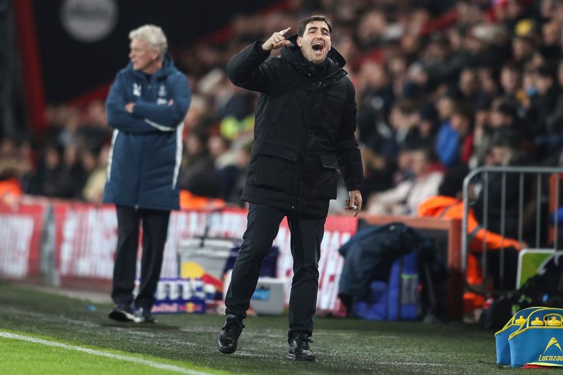 Andoni Iraola points at four Everton players as Bournemouth boss ...