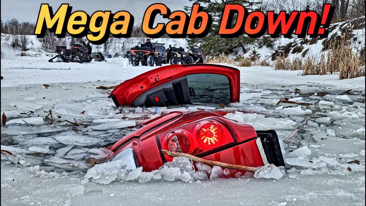 Mega Truck Run Straight Through the Ice
