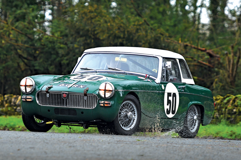 MG Midget race car: small victories