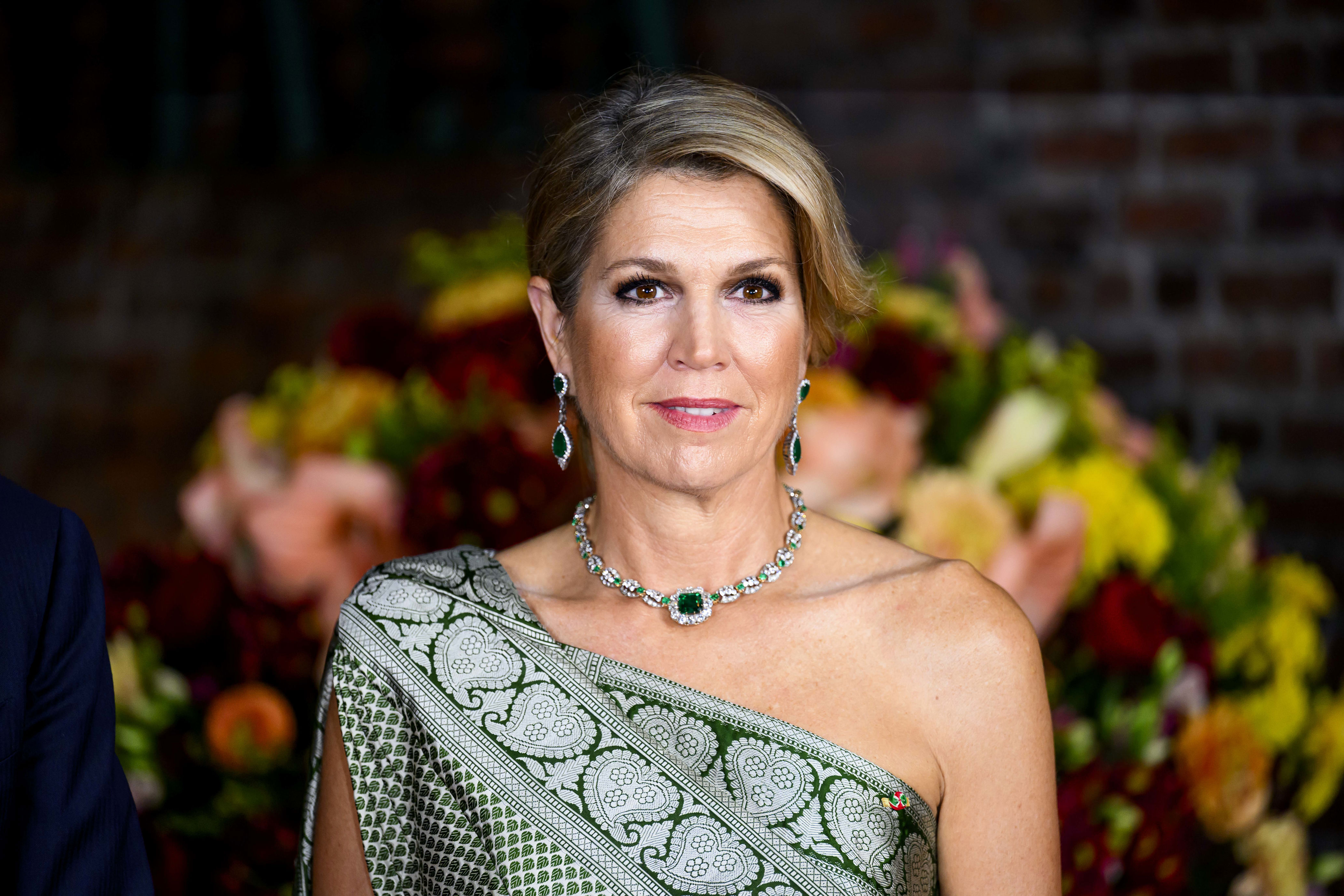 Prachtig gebaar: Máxima maakt met groene jurk de Surinaamse vlag compleet