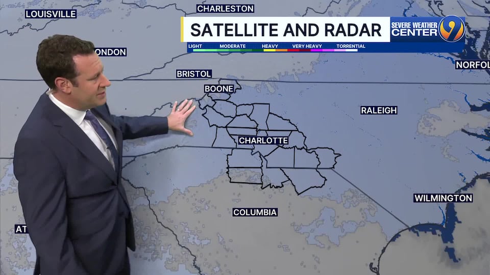 Wednesday morning's forecast with Meteorologist Keith Monday