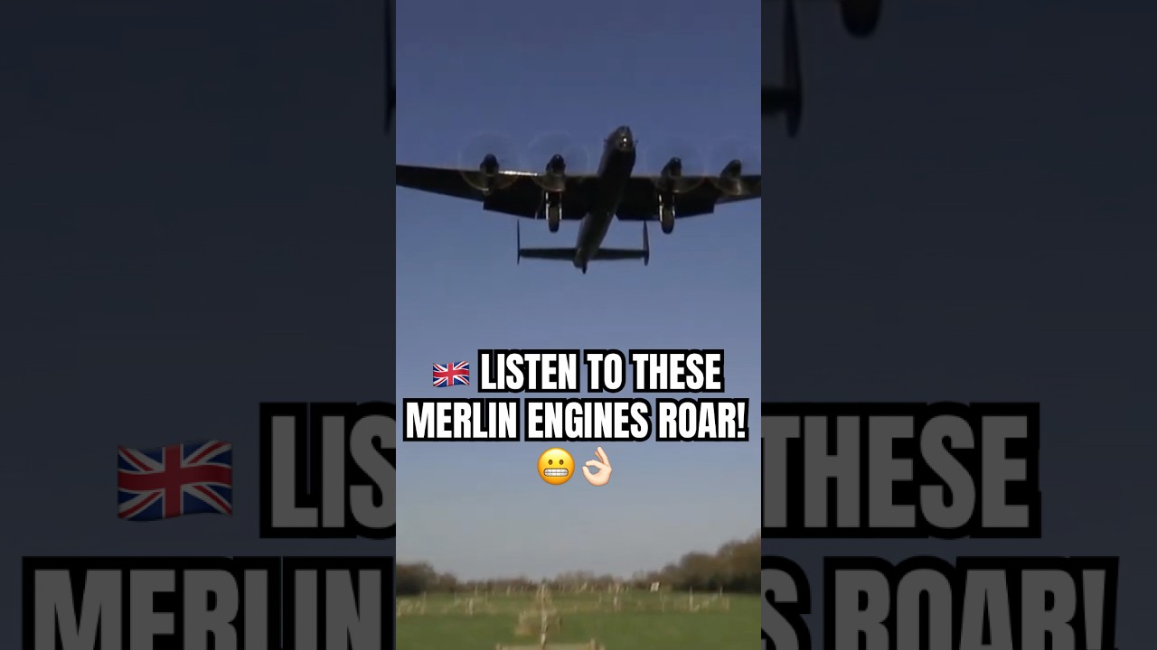 Lancaster’s Sweet Sounding RR Merlin Engines