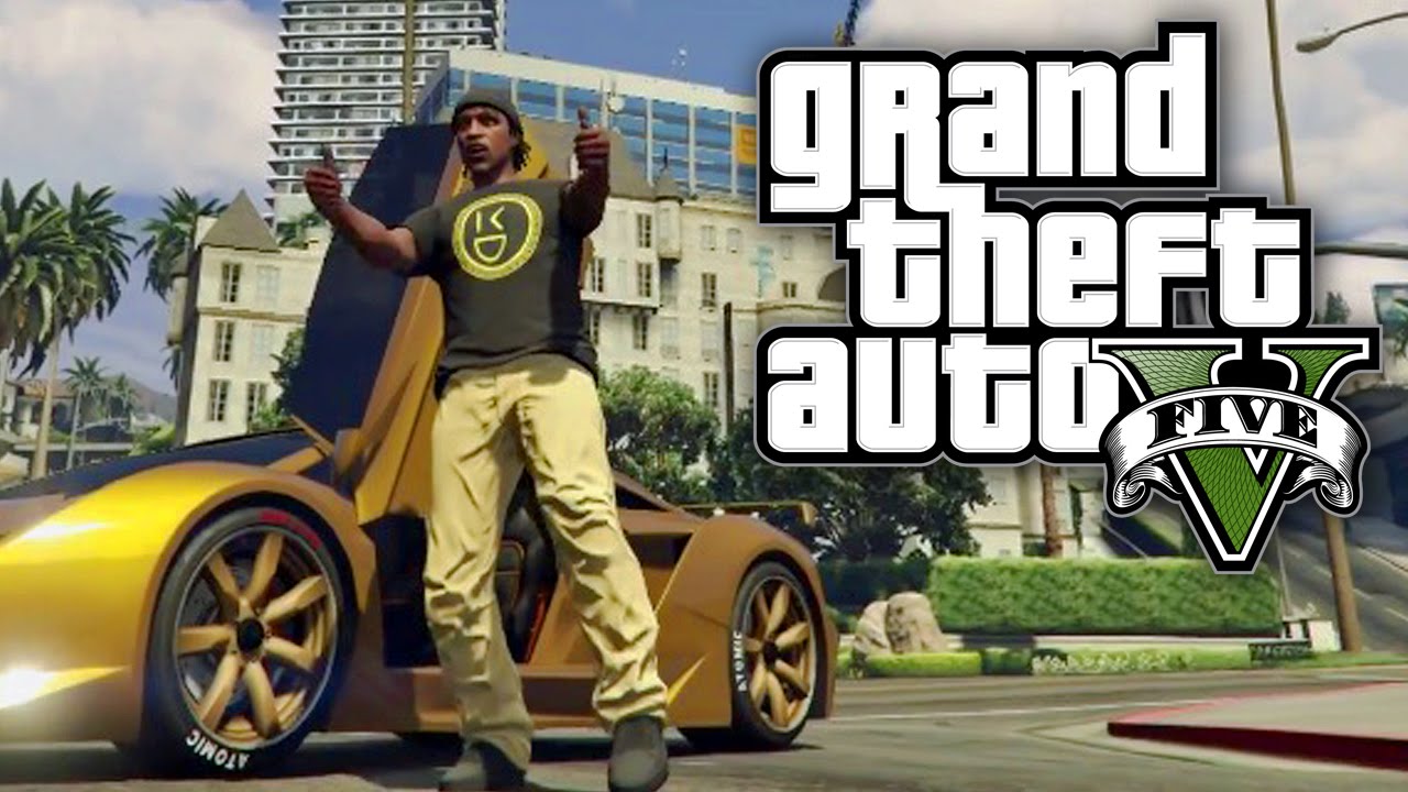 GTA V online - gold cars and gold shirts! (GTA V online)