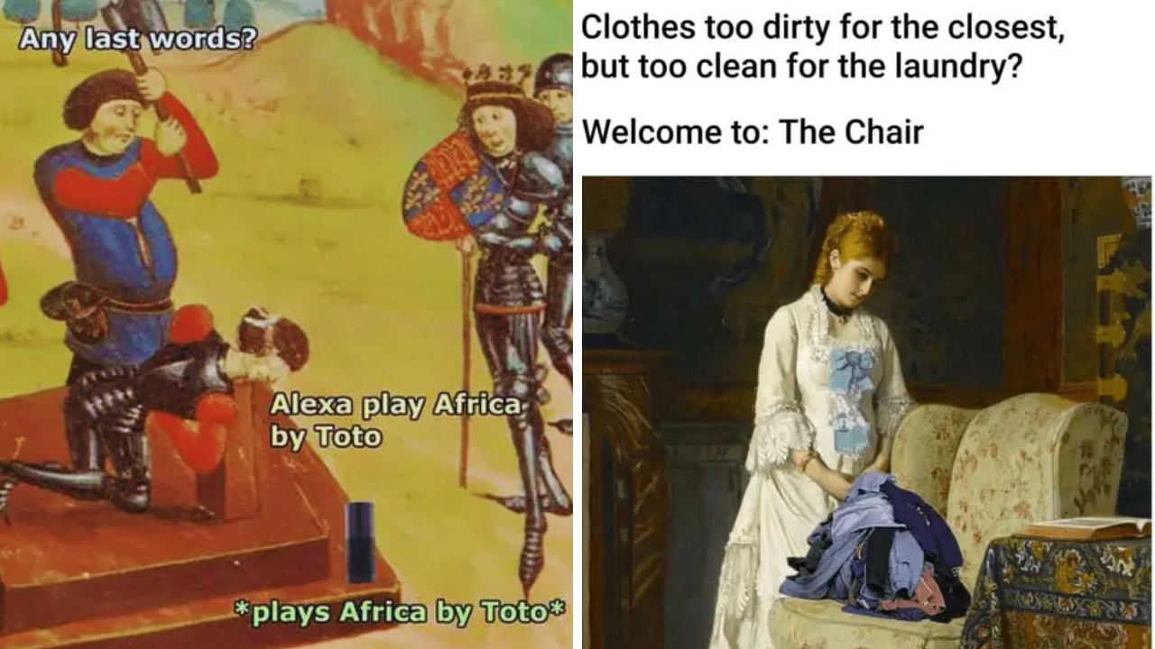 30 Classical Art Memes That Perfectly Explain Modern Life