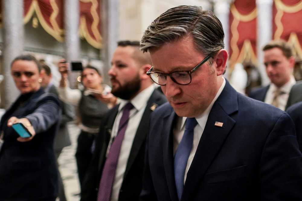 Report alleges Speaker Johnson 'losing further control' of House ...