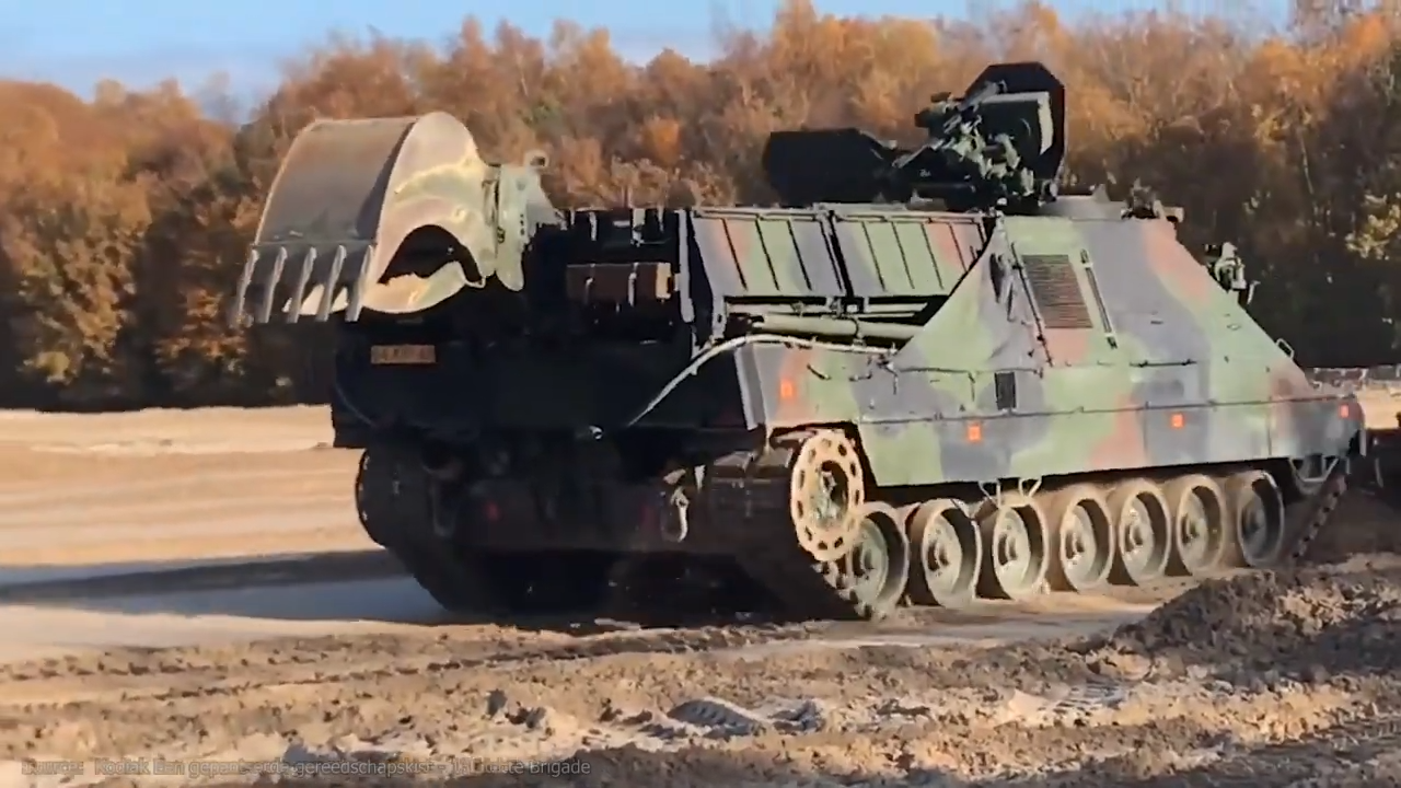 The strange German giant that digs, drags, and destroys to protect troops