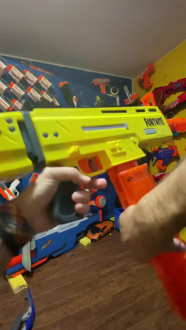 Nerf SCAR dual mag tac reload | MacDannyGun #shorts
