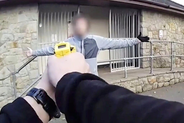 Video shows man being tasered after goading police to ‘taser me, bro’