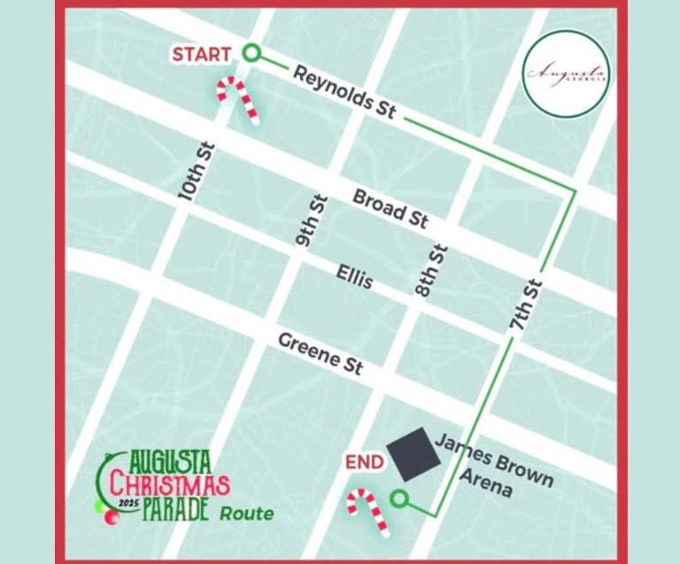 2025 Augusta Christmas Parade route updated