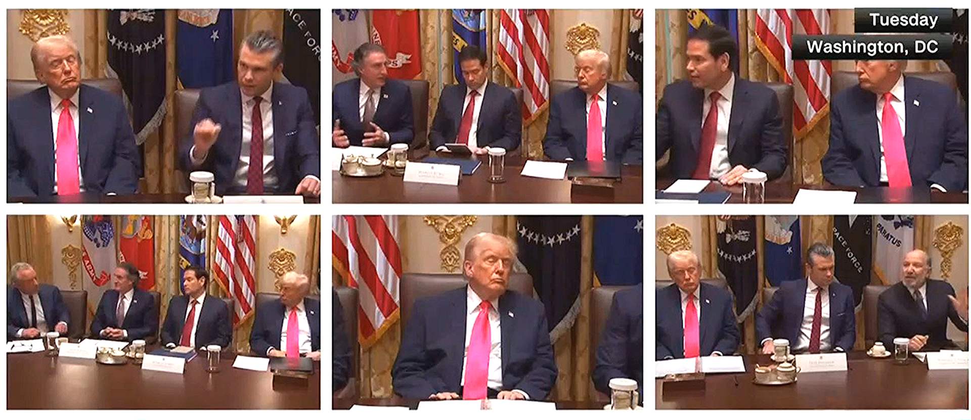 Fox News Stars Cope With Sleepy Trump Cabinet Meet by Whipping Out 136 ...