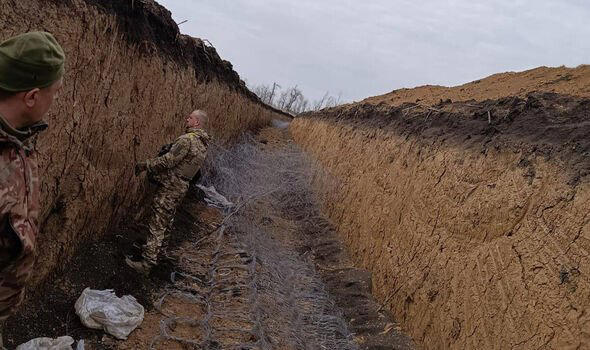 Frontline images show Ukraine's deep fortification tactic to keep ...