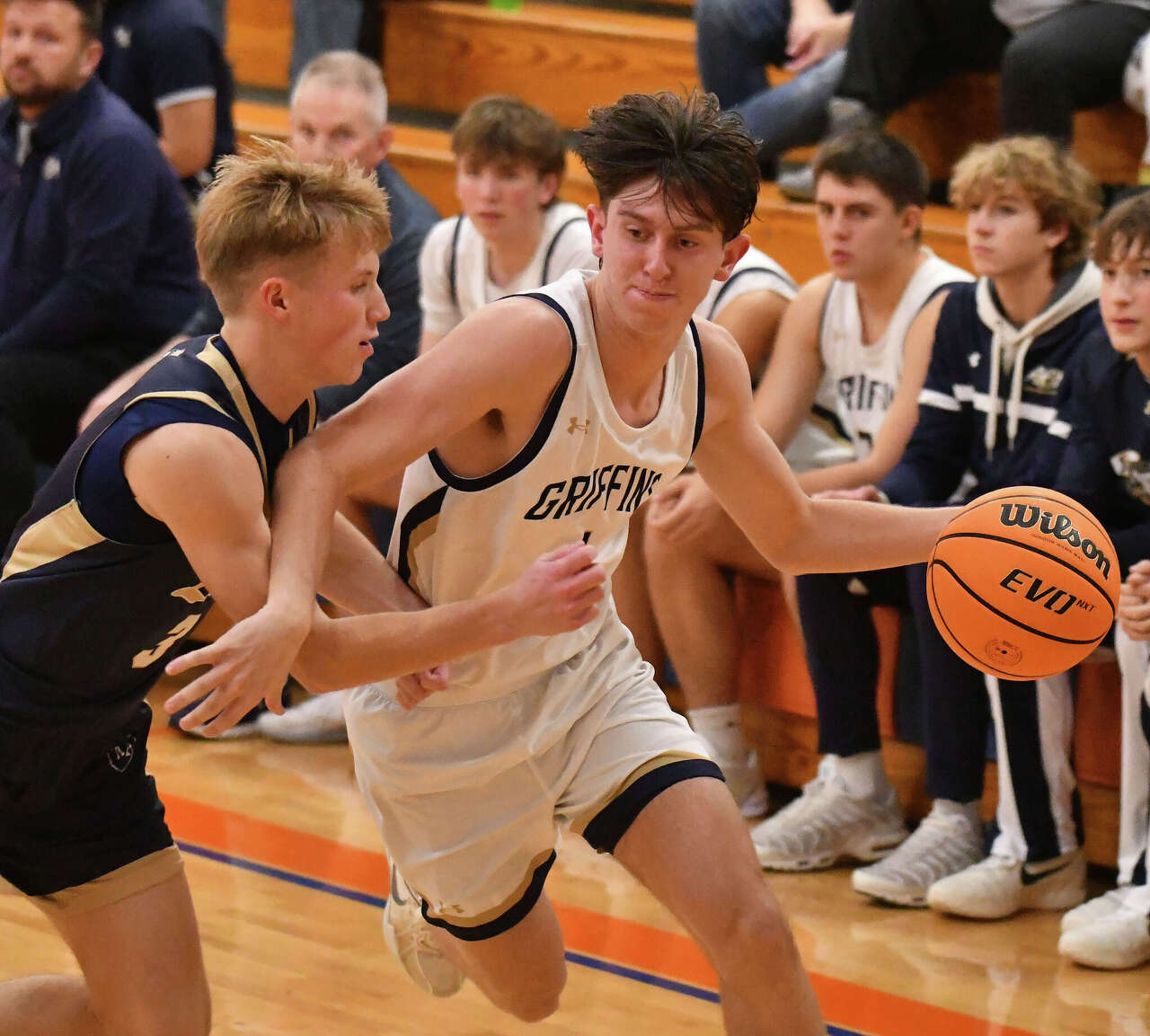 Father McGivney boys fall to New Athens