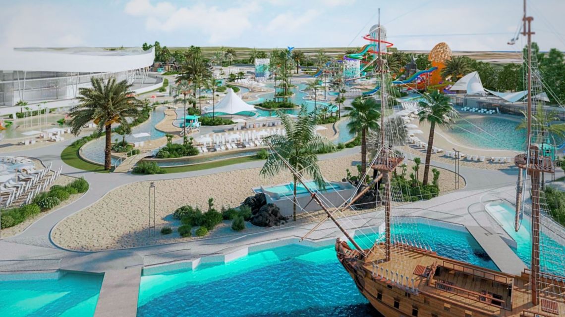 Abrió Infinito Water Park: precios y atracciones del parque acuático ...