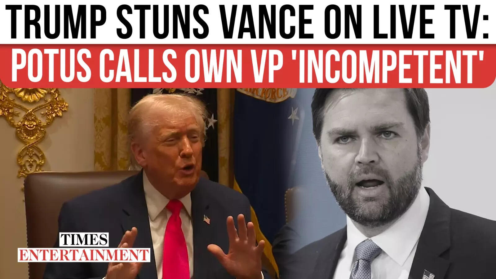 VIRAL: Trump Calls Vance 'Incompetent', Live Viewers Erupt On ...