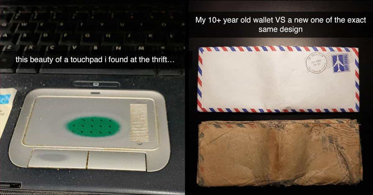 Fascinating photos of worn-down items