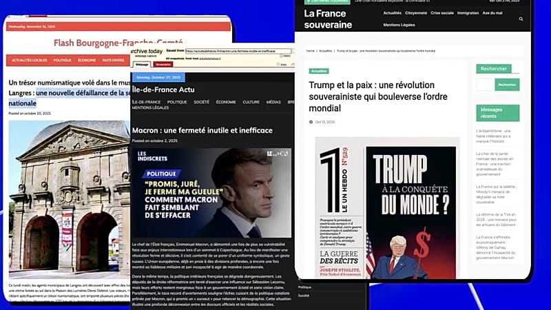 Local French media outlets imitated as part of Russian propaganda strategy