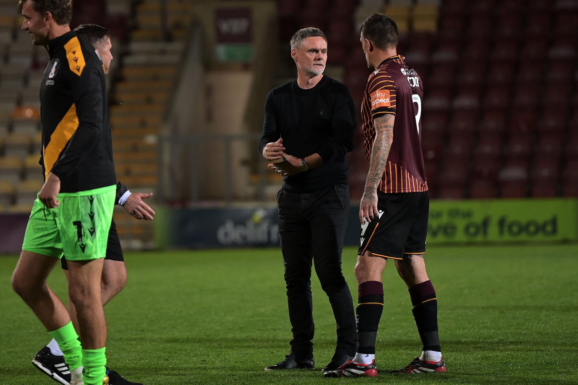 Graham Alexander says Bradford City stalwarts Brad Halliday and Andy ...
