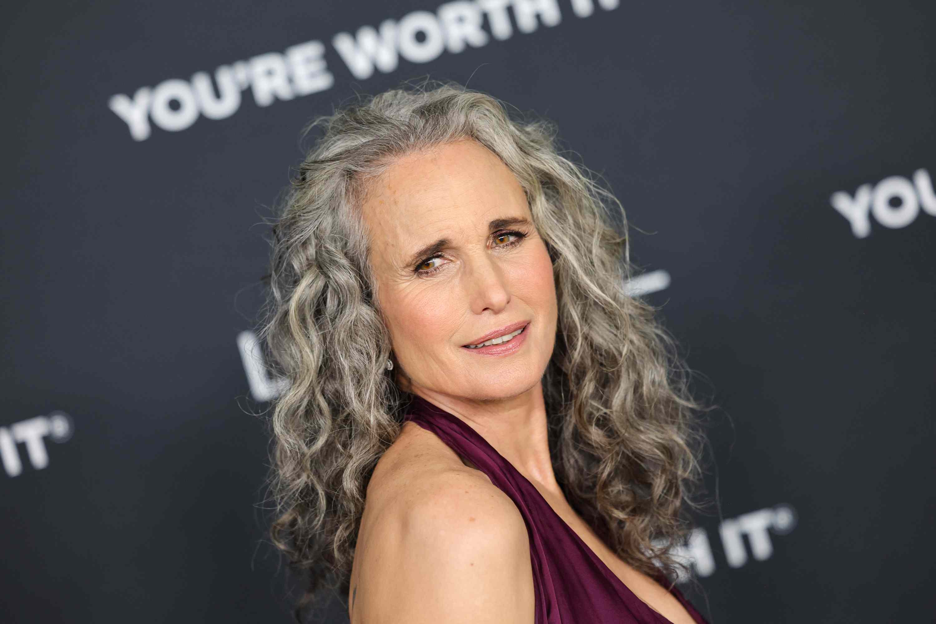 Andie MacDowell Stuns in a Sheer Peekaboo Dress With This Polarizing ...