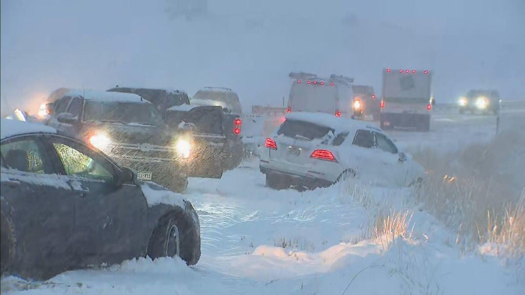 First big winter storm of the season in Colorado brings slick morning ...