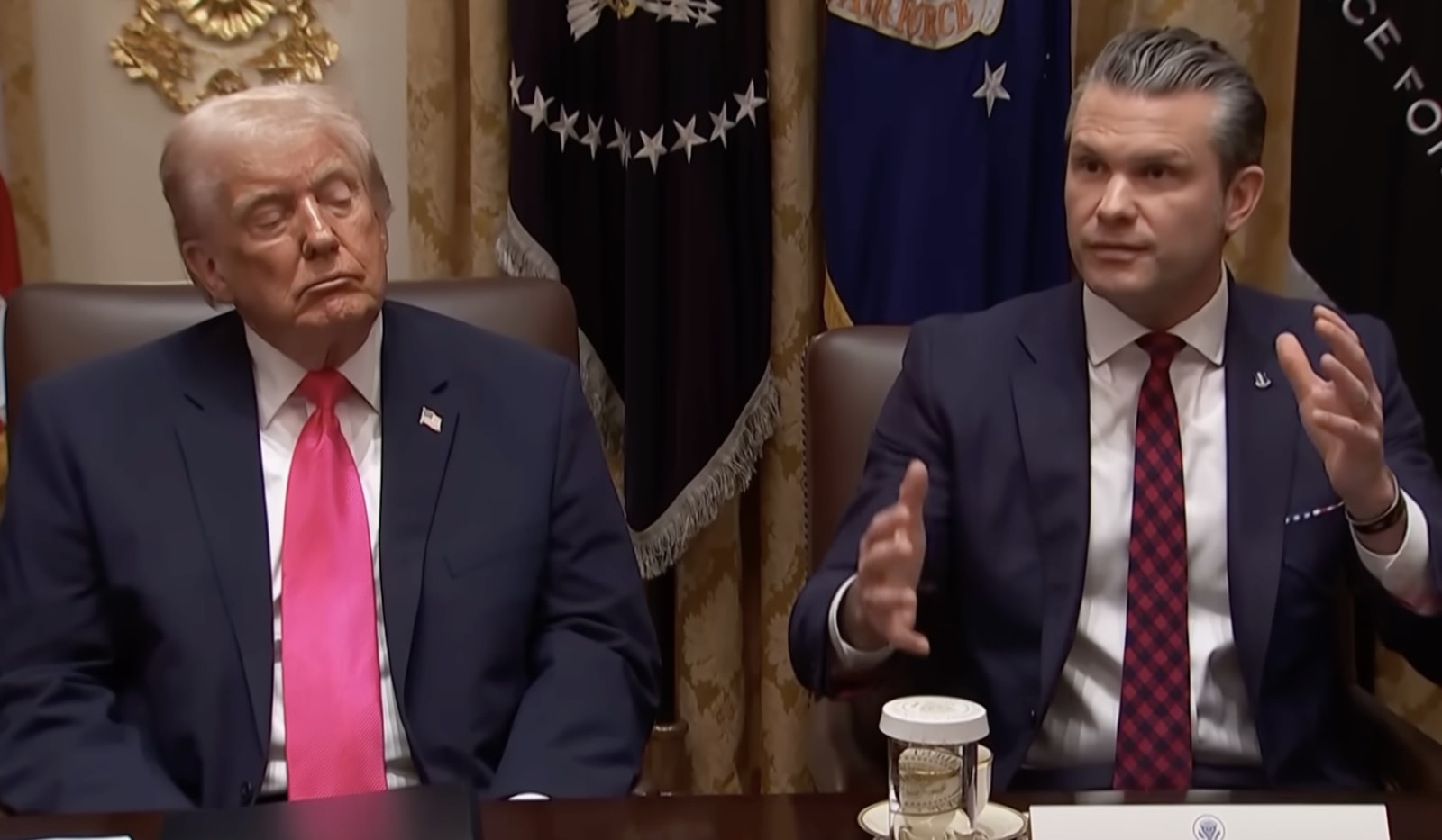 'SSecretary Of War': Typo at Trump Meeting Spurs 'Nazi Connection ...